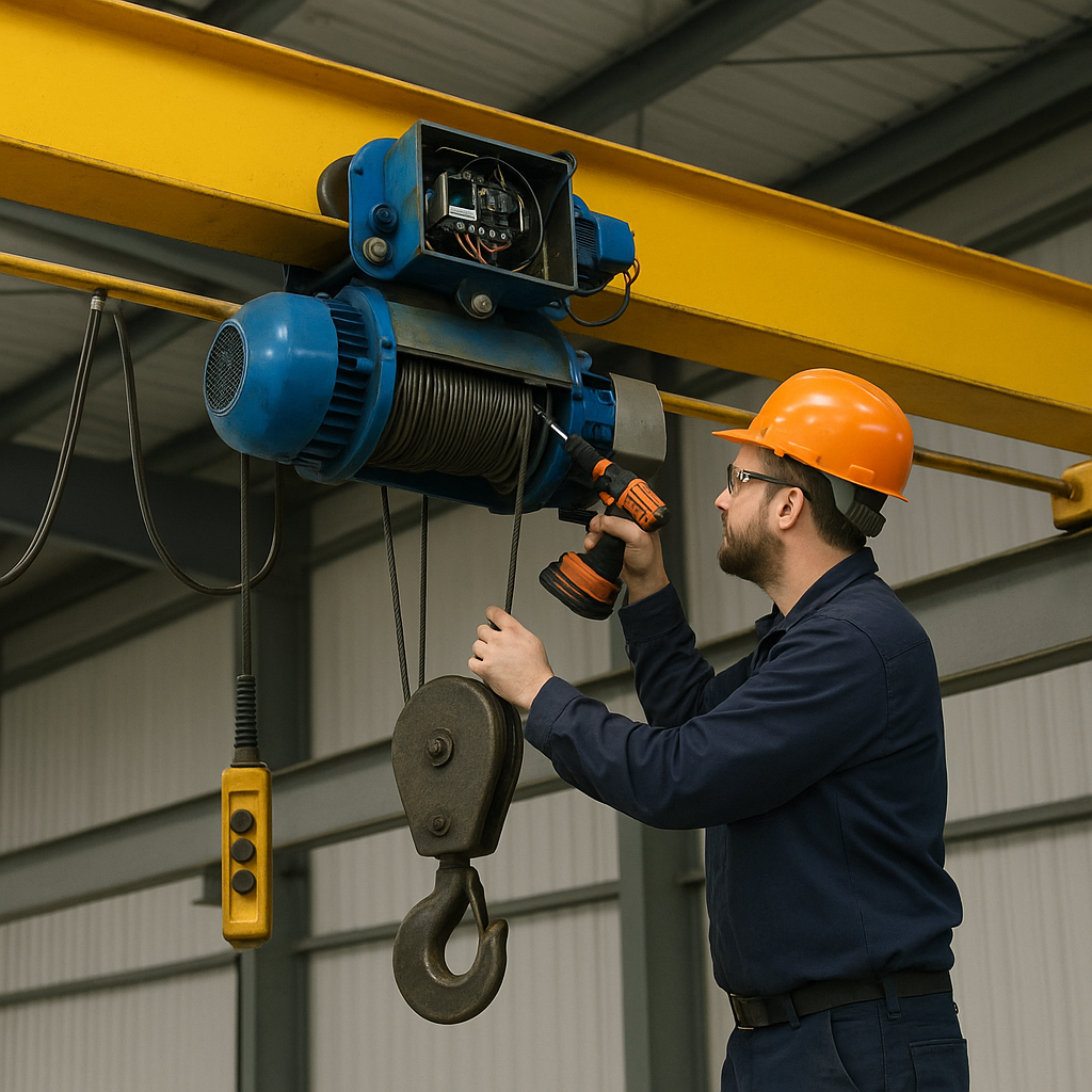 تعمیر جرثقیل سقفی 09925286866 - جرثقیل سقفی فروشگاه جرثقیل ای ابزار